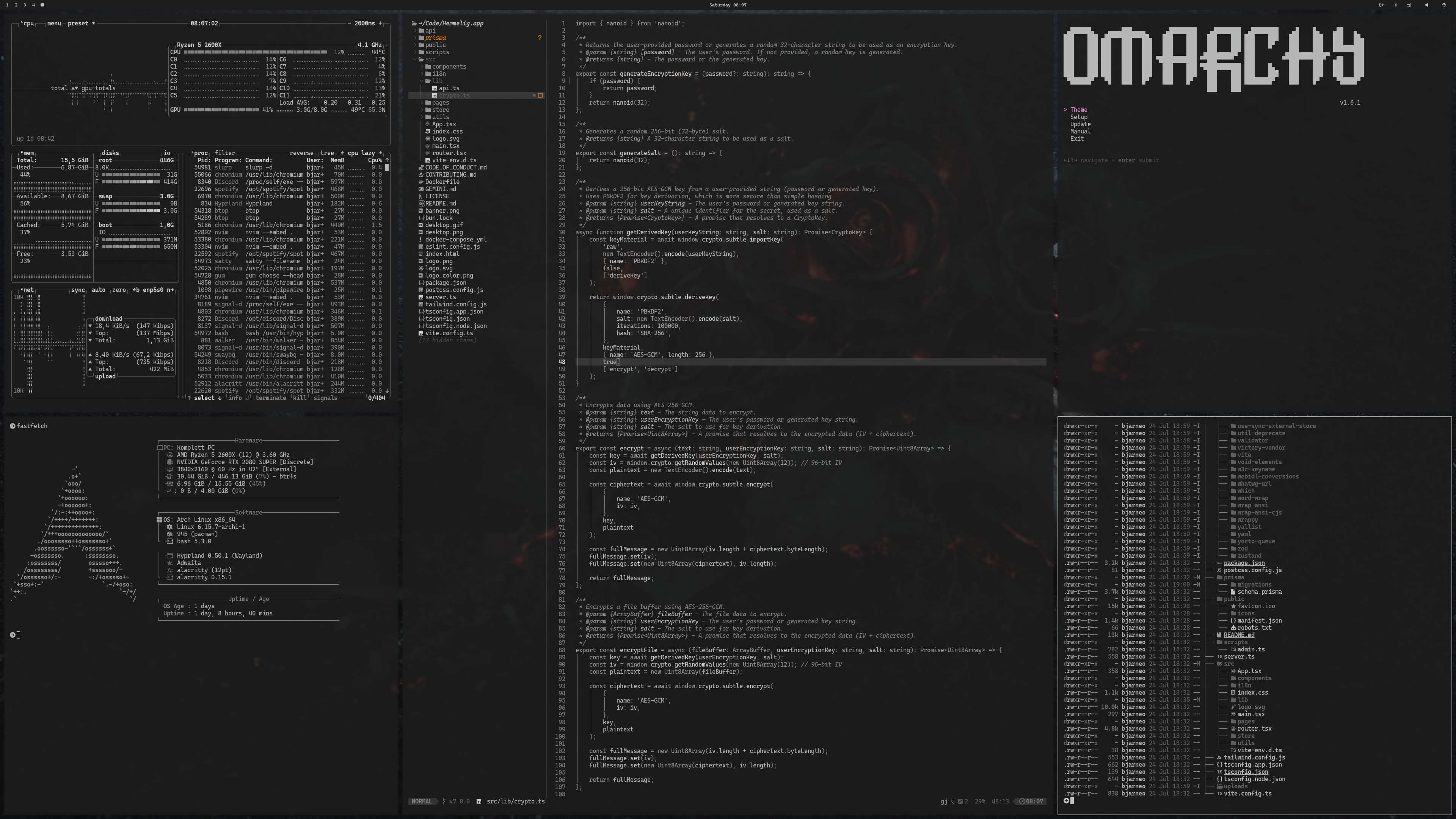Extra themes · The Omarchy Manual · DHH