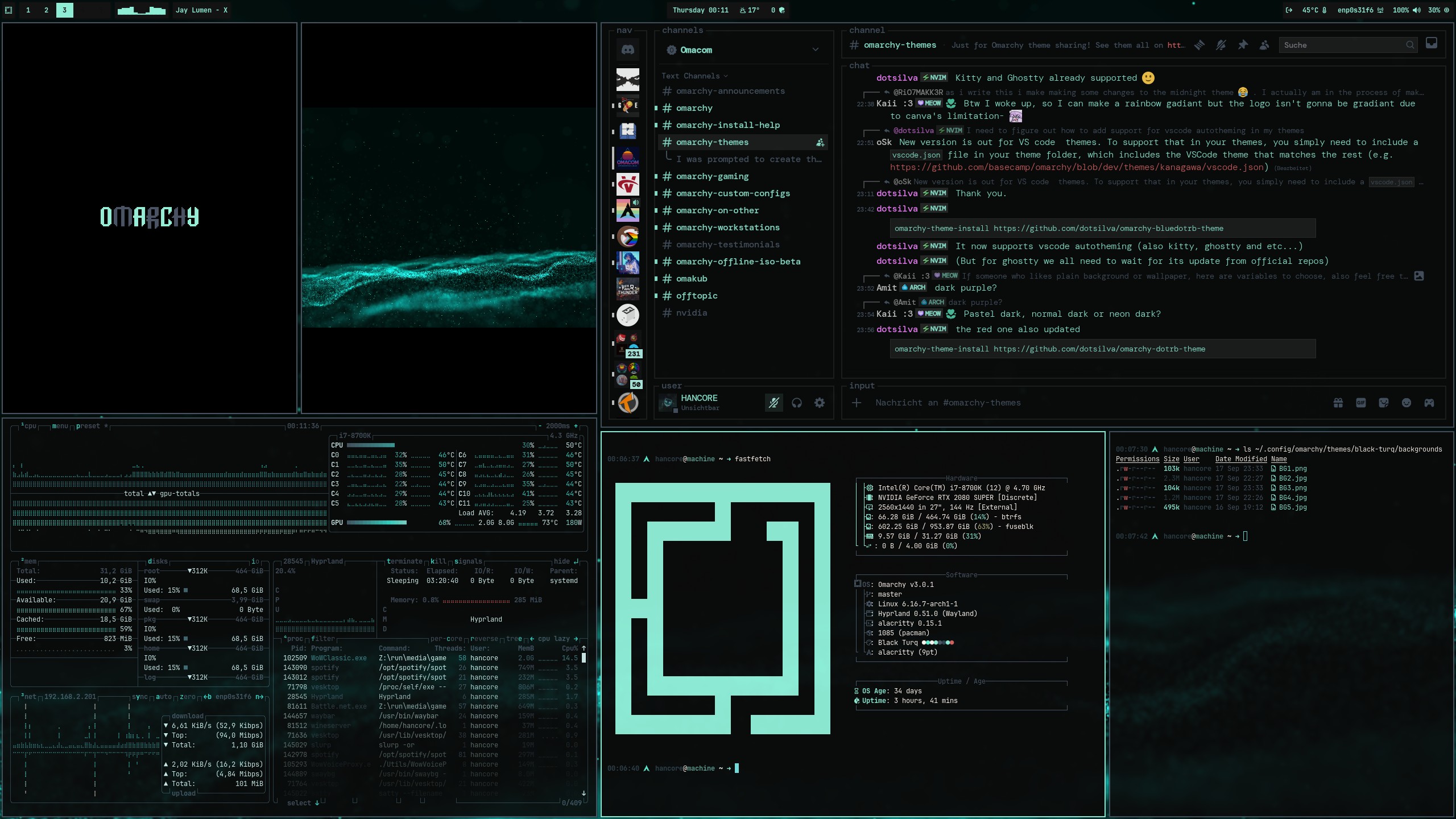 Extra themes · The Omarchy Manual · DHH