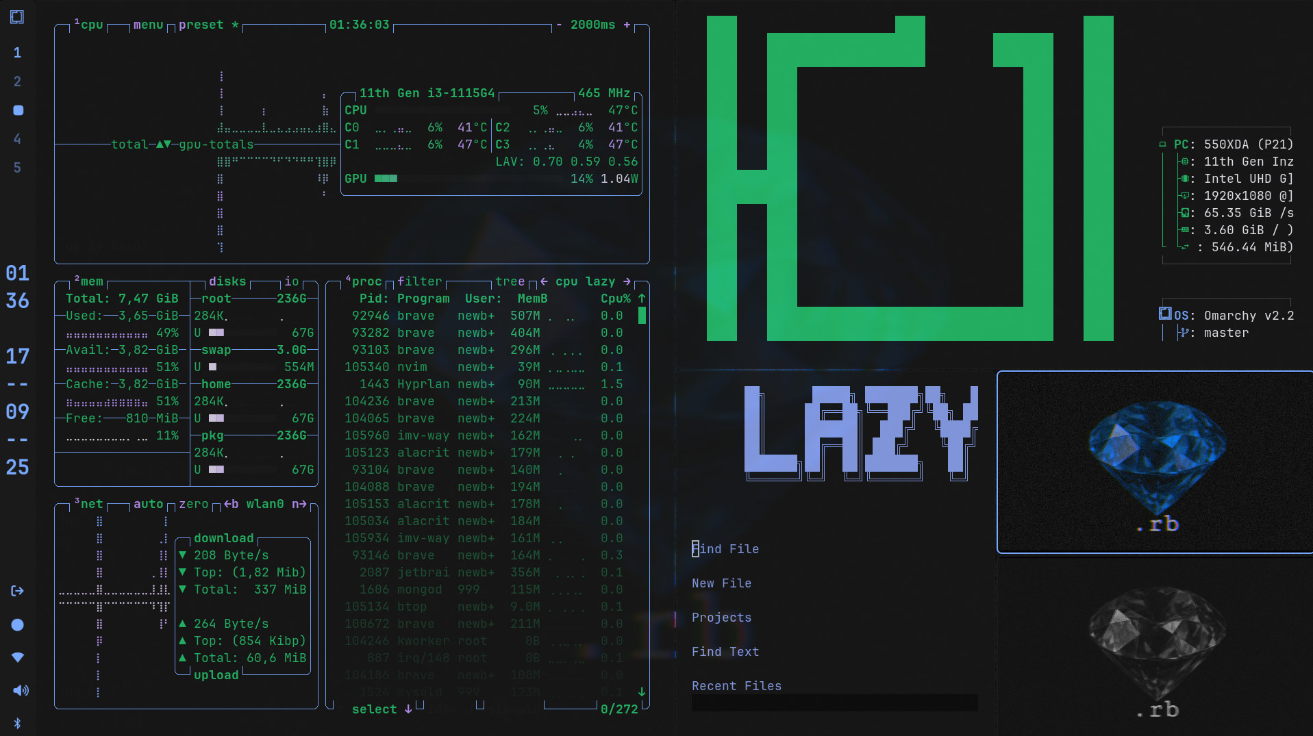 Extra themes · The Omarchy Manual · DHH