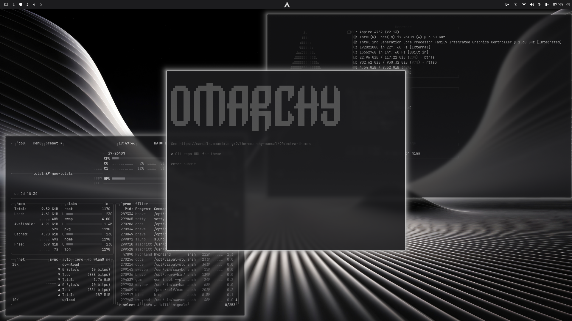 Extra themes · The Omarchy Manual · DHH