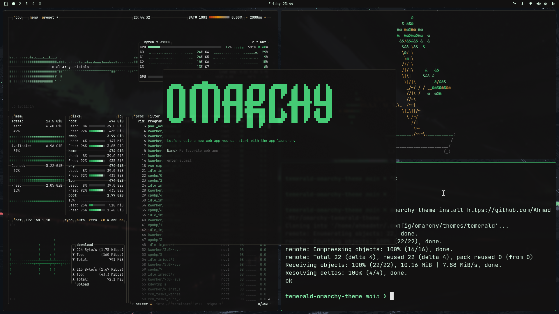 Extra themes · The Omarchy Manual · DHH